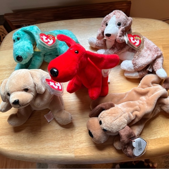 Toys | Ty Beanie Babies Bundle Of Dogs | Poshmark